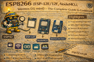 ESP8266 Boards Compared + Pinouts (ESP-01 to D1 Mini) – Esp32.co.uk